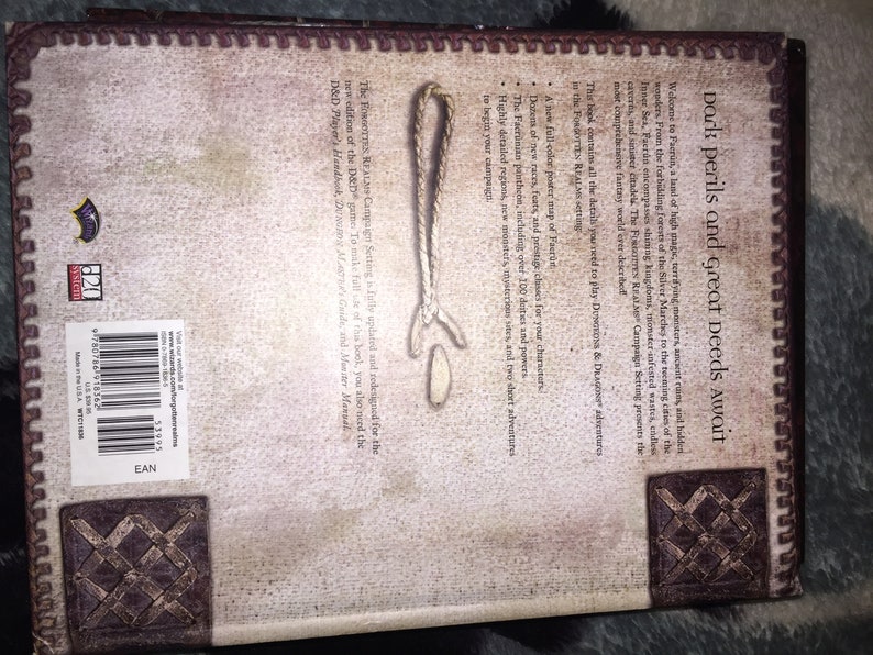 Forgotten Realms Campaign Guide Book Dungeons and Dragons - Etsy