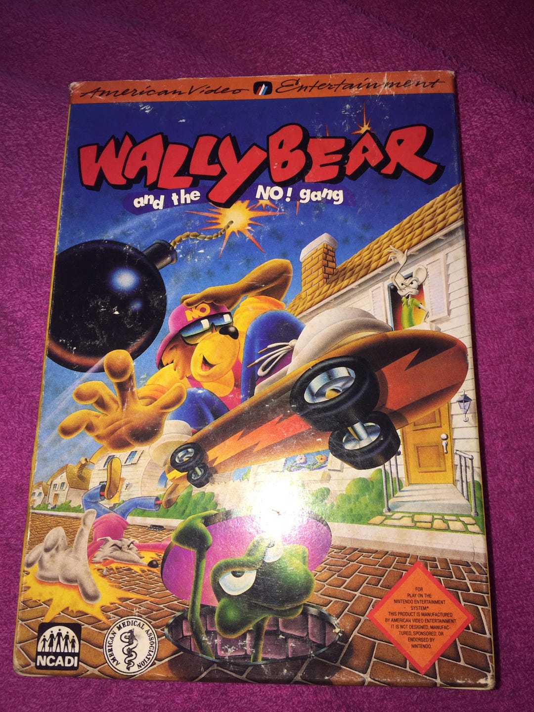 Wally Bear and the No Gang! Nintendo NES Complete in Original Box - Etsy