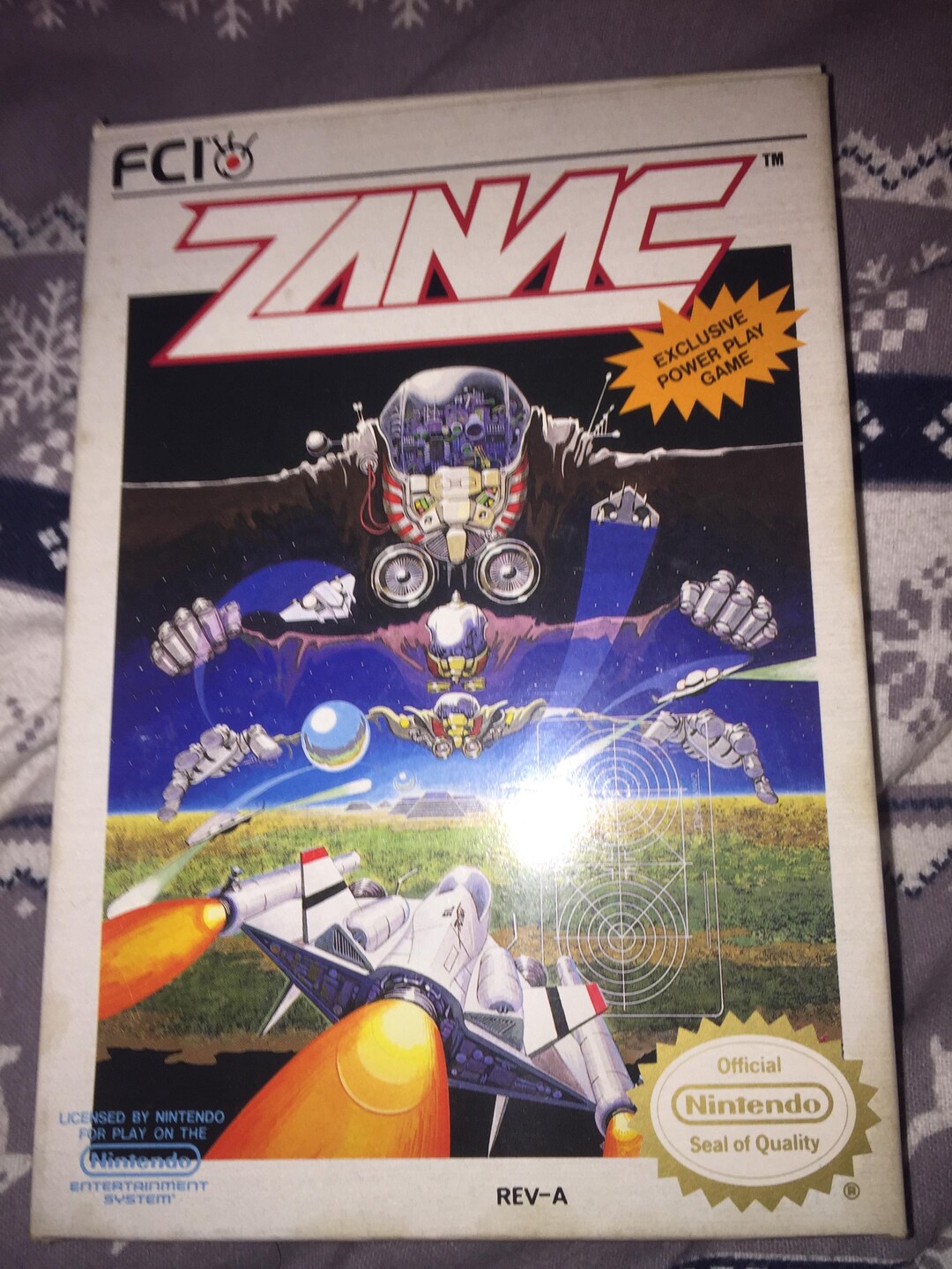 Zanac Nintendo NES Complete in Box - Etsy