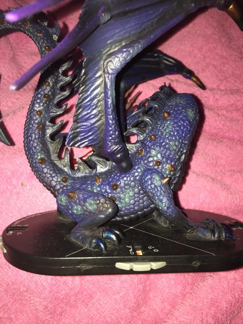Venomous Shadow Dragon Mage Knight Titan D&D Figure - Etsy
