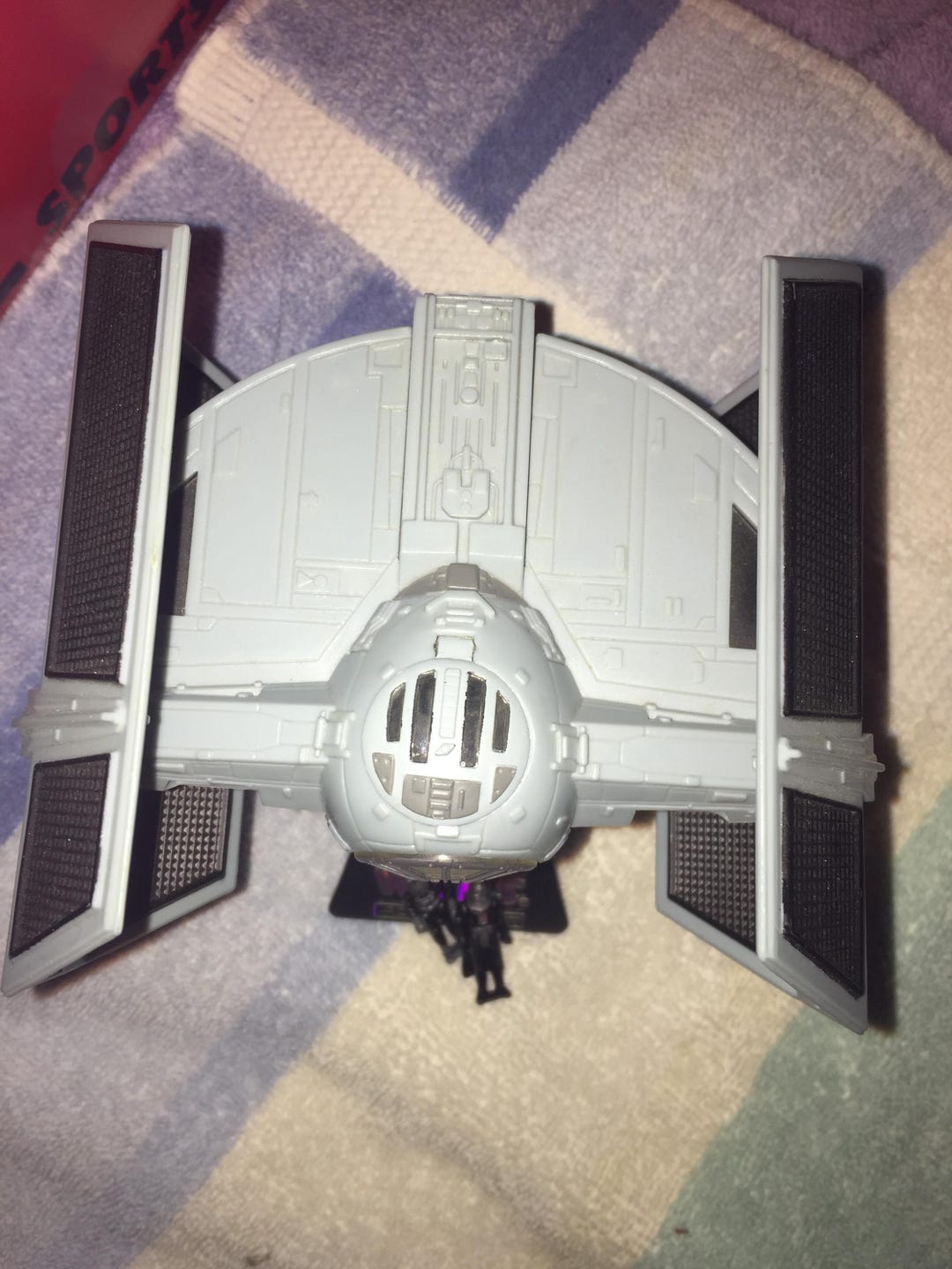 Darth Vader's Tie Fighter Star Wars Action Fleet Micro Machines ...