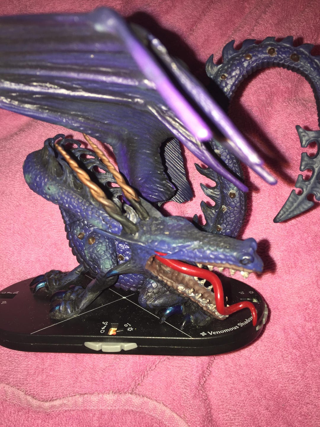 Venomous Shadow Dragon Mage Knight Titan D&D Figure - Etsy