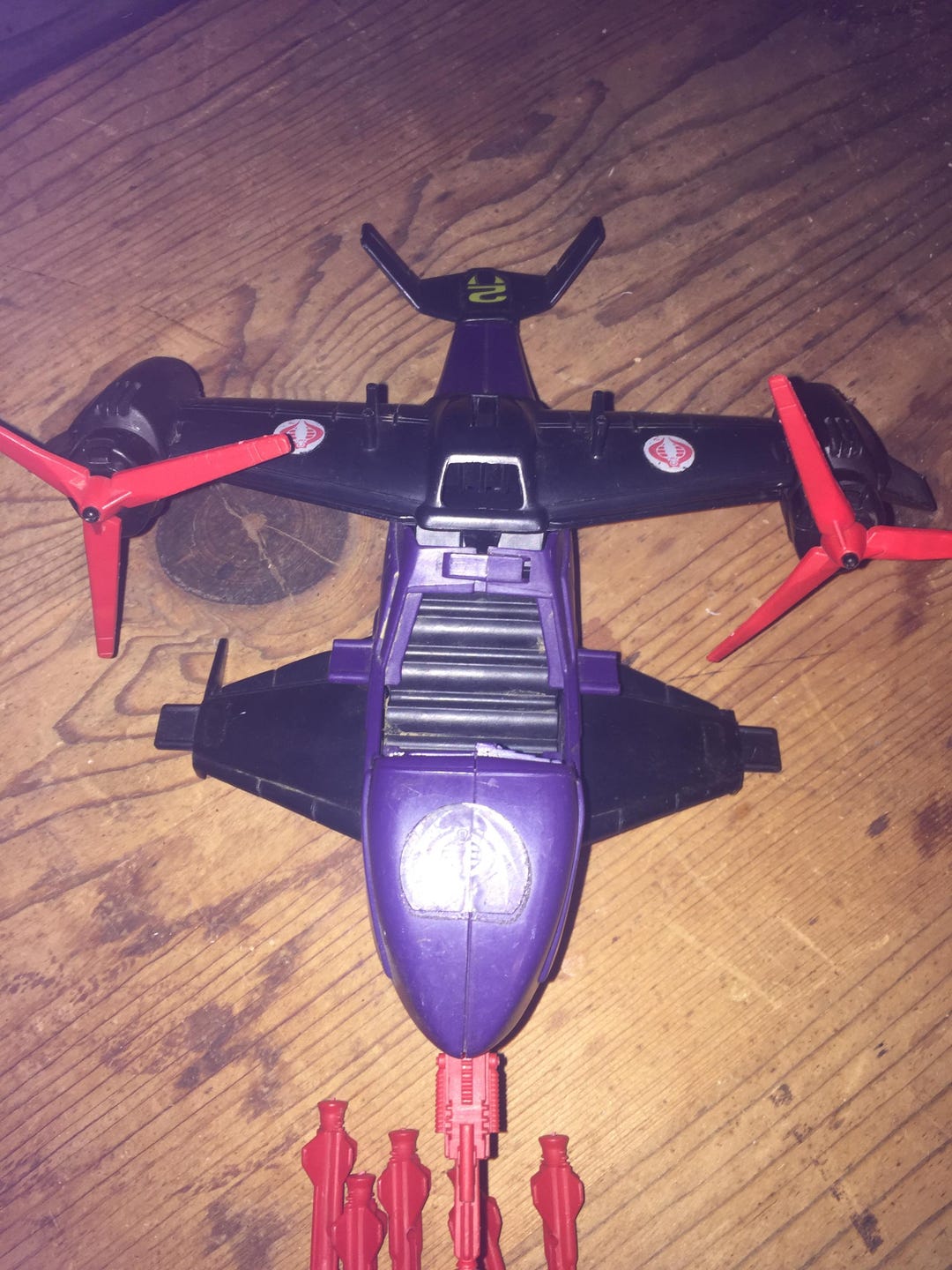 Cobra Fang II Near Complete Gi Joe (G.I. Joe) Plane - Etsy