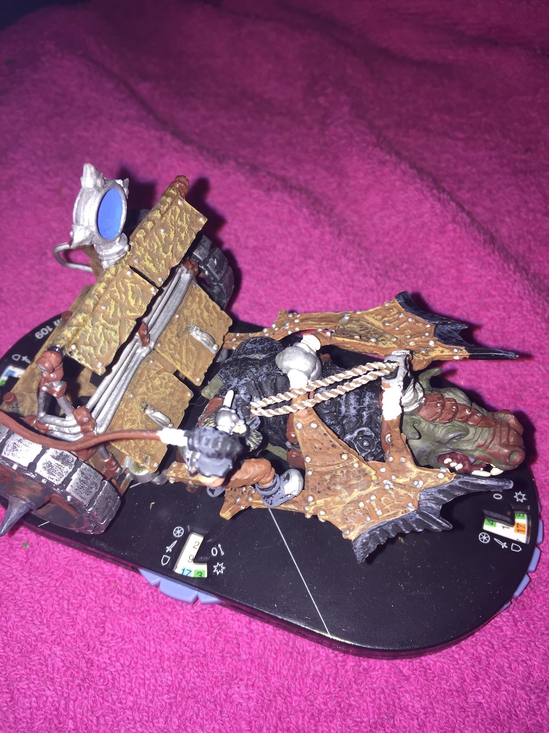 Black Powder War Wagon Dwarf Chariot Mage Knight Dungeons and Dragons ...