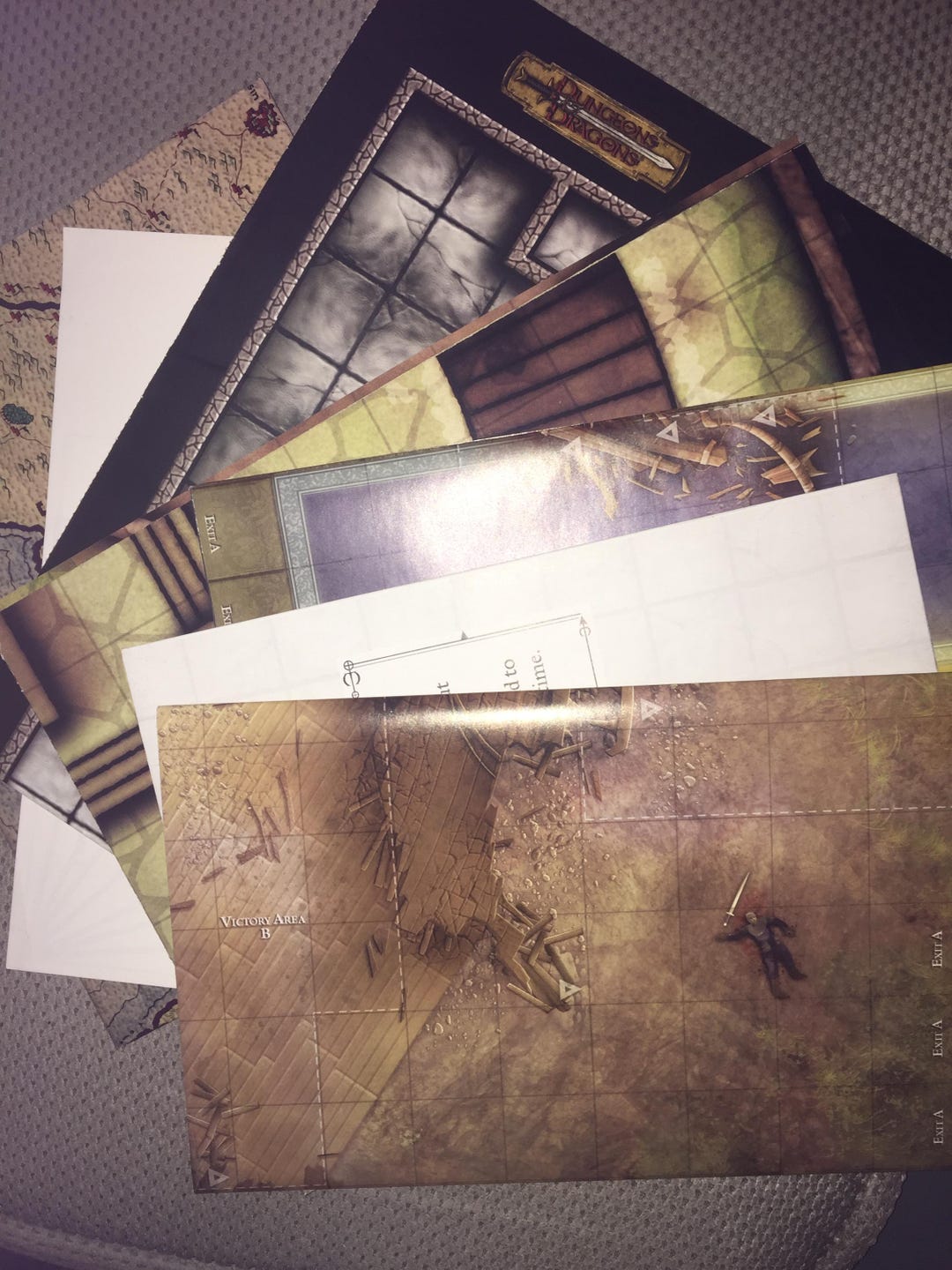 6 Lot of Map Board Posters Dungeons and Dragons - Etsy