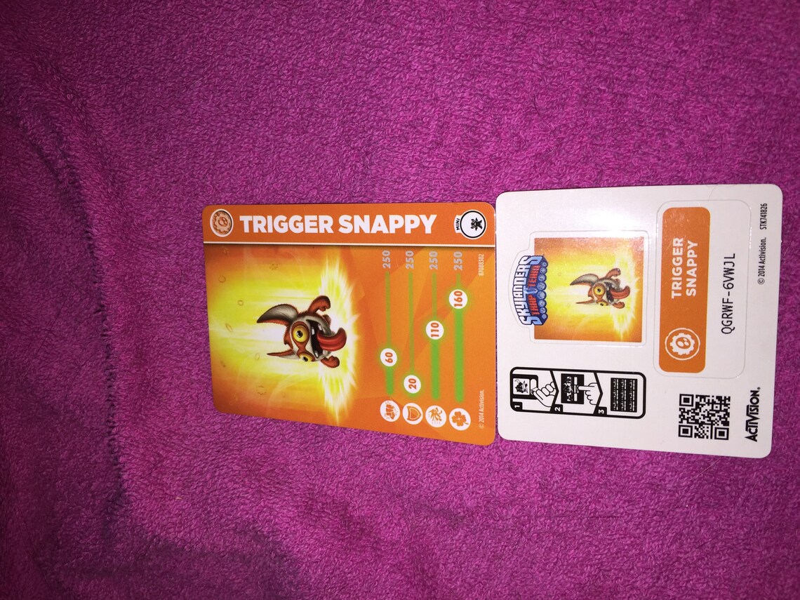 Trigger Snappy Green Base Mail Away Skylanders Figure - Etsy