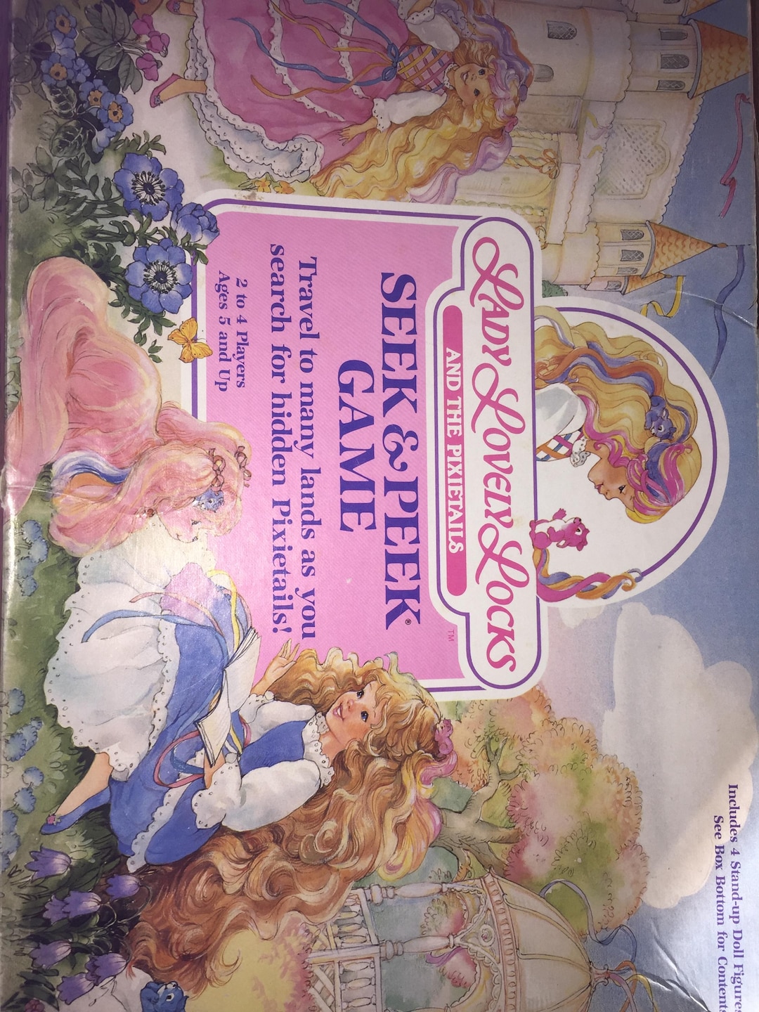 Lady Lovely Locks and the Pixietails Seek & Peek Game Vitage Board Game ...
