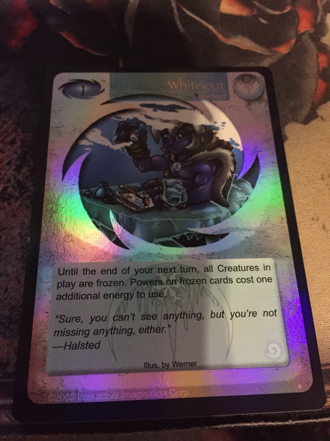 Foil Whiteout Nar Spell Rare Magi-nation Duel - Etsy