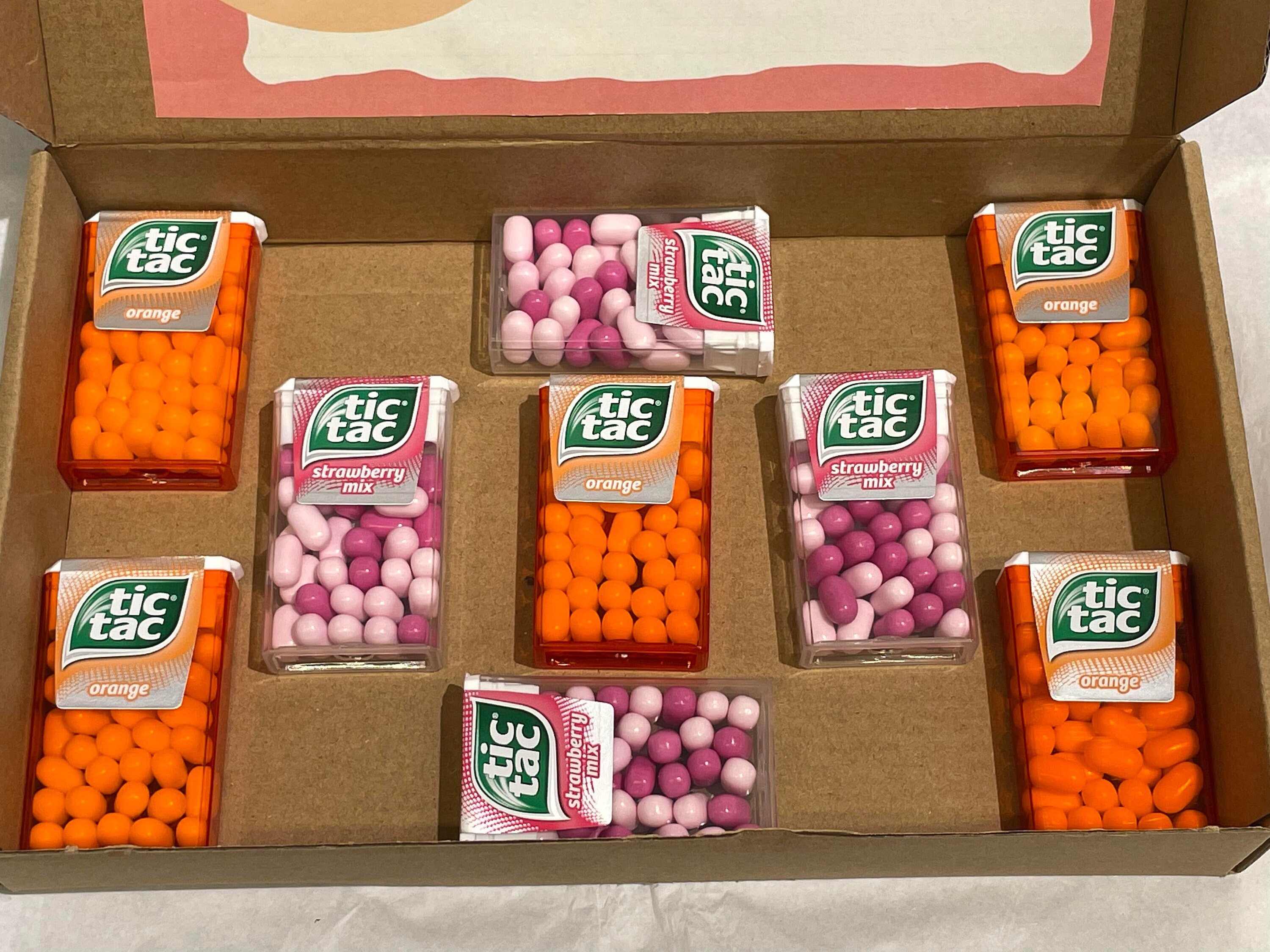 Personalised Small Hard Mints Candy Hamper Gift Box Letterbox Birthday ...