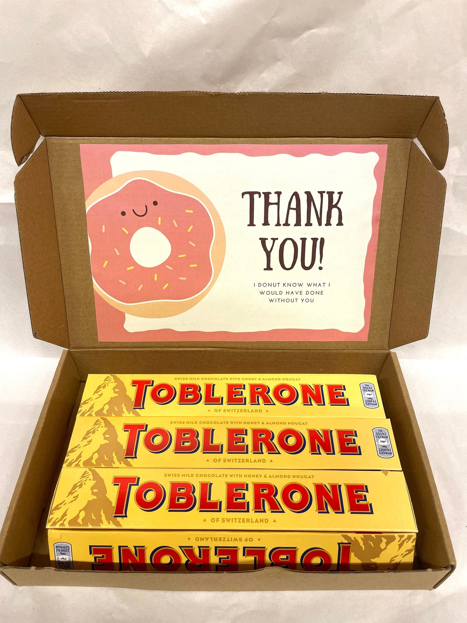 Personalised Swedish Chocolate Hamper Gift Box Letterbox Birthday Hug ...