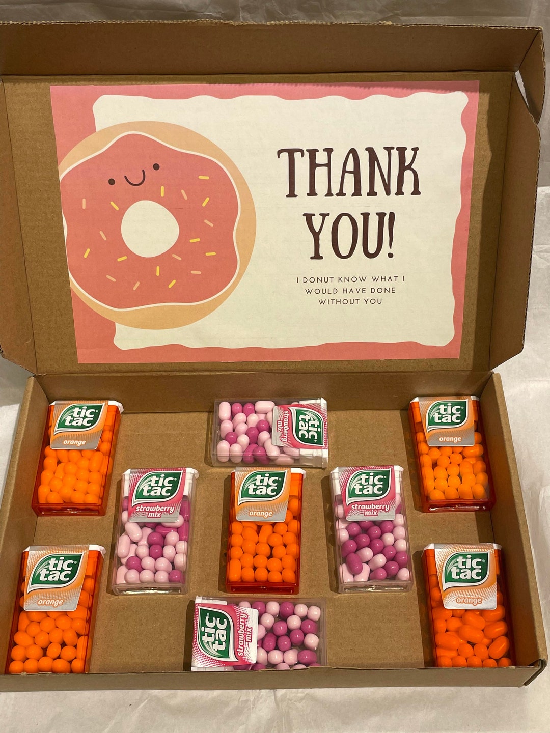 Personalised Small Hard Mints Candy Hamper Gift Box Letterbox Birthday ...