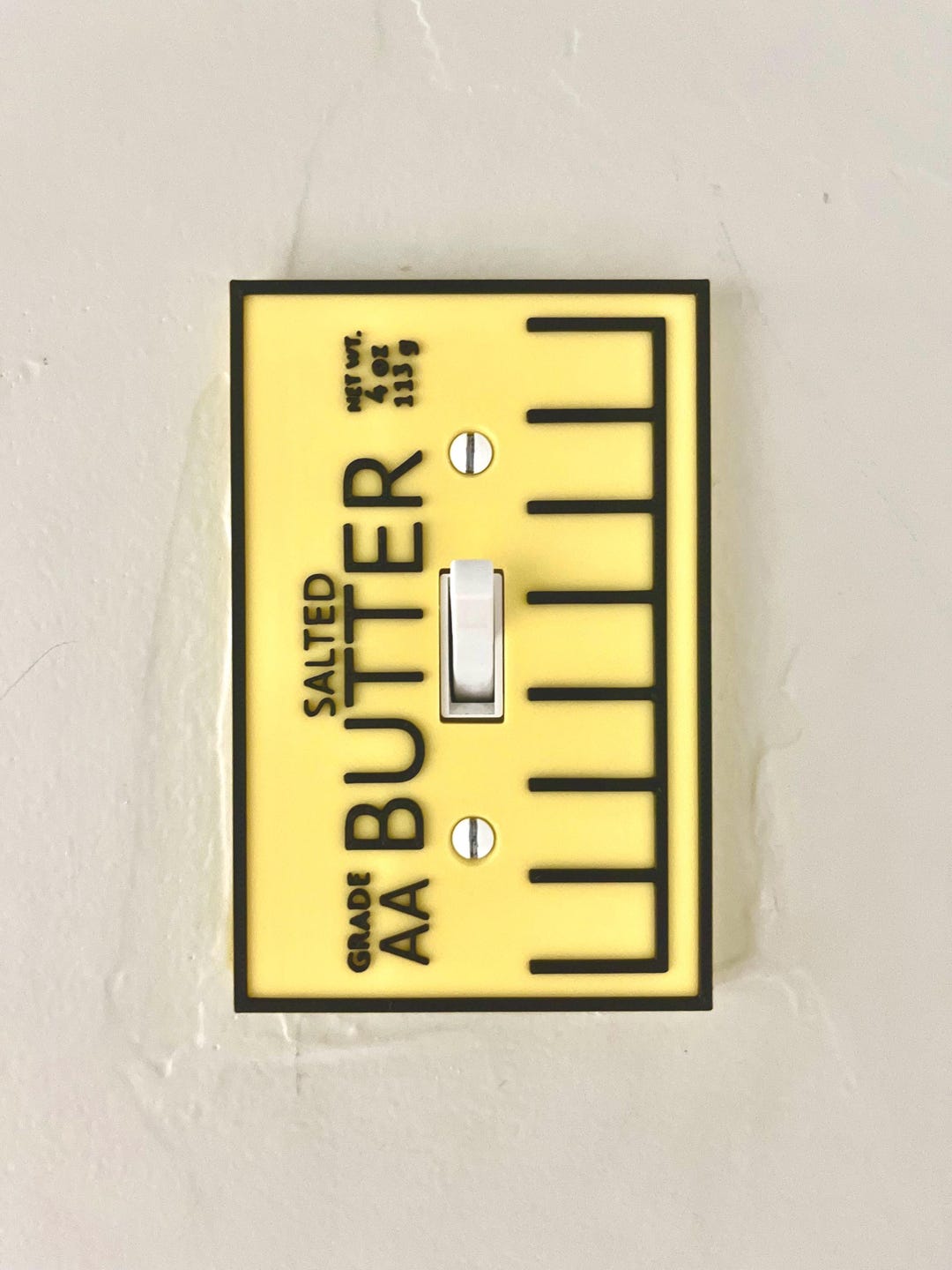 Mini Butter Light Switch Cover for Kids Treat Cover for Light Switch ...