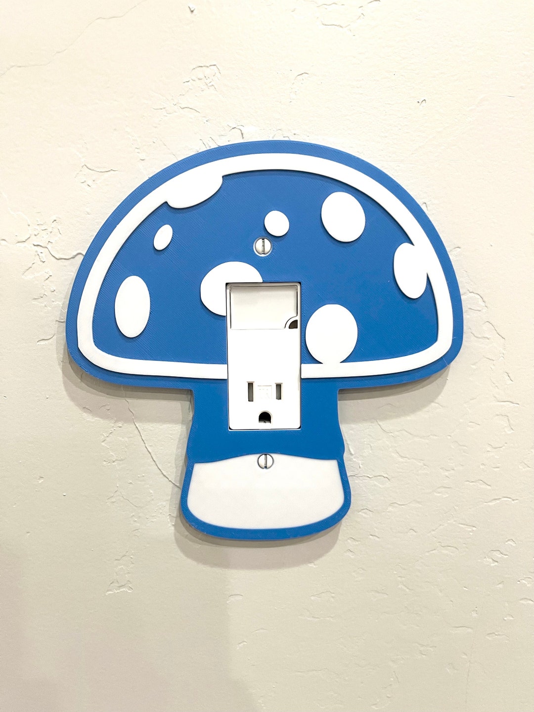 Mushroom Toggle Switch Cover for Kids Kawaii Cover for Light Switch ...