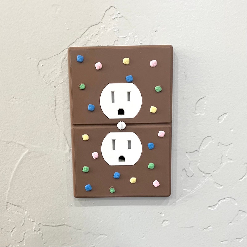 Black Outlet Cover - Etsy