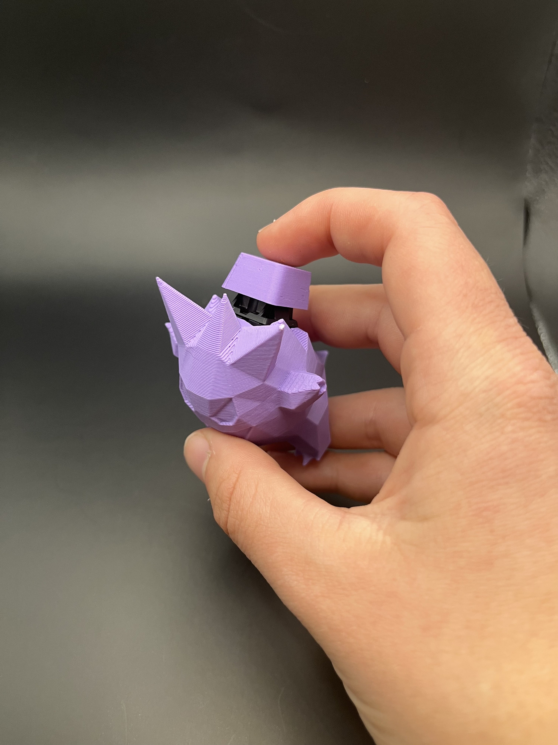 Low Poly Gengar Mechanical Switch Fidget Toy Stim Toy, Stress Relief ...