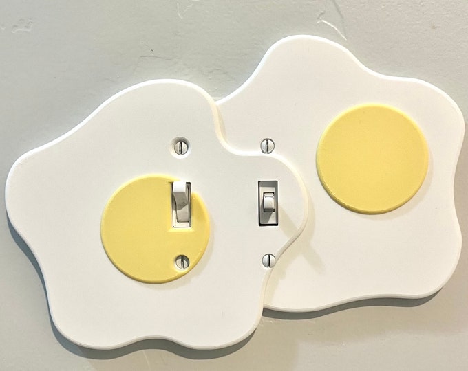 Egg Double Light Switch Cover for Kids Treat Cover for Light Switch Egg ...