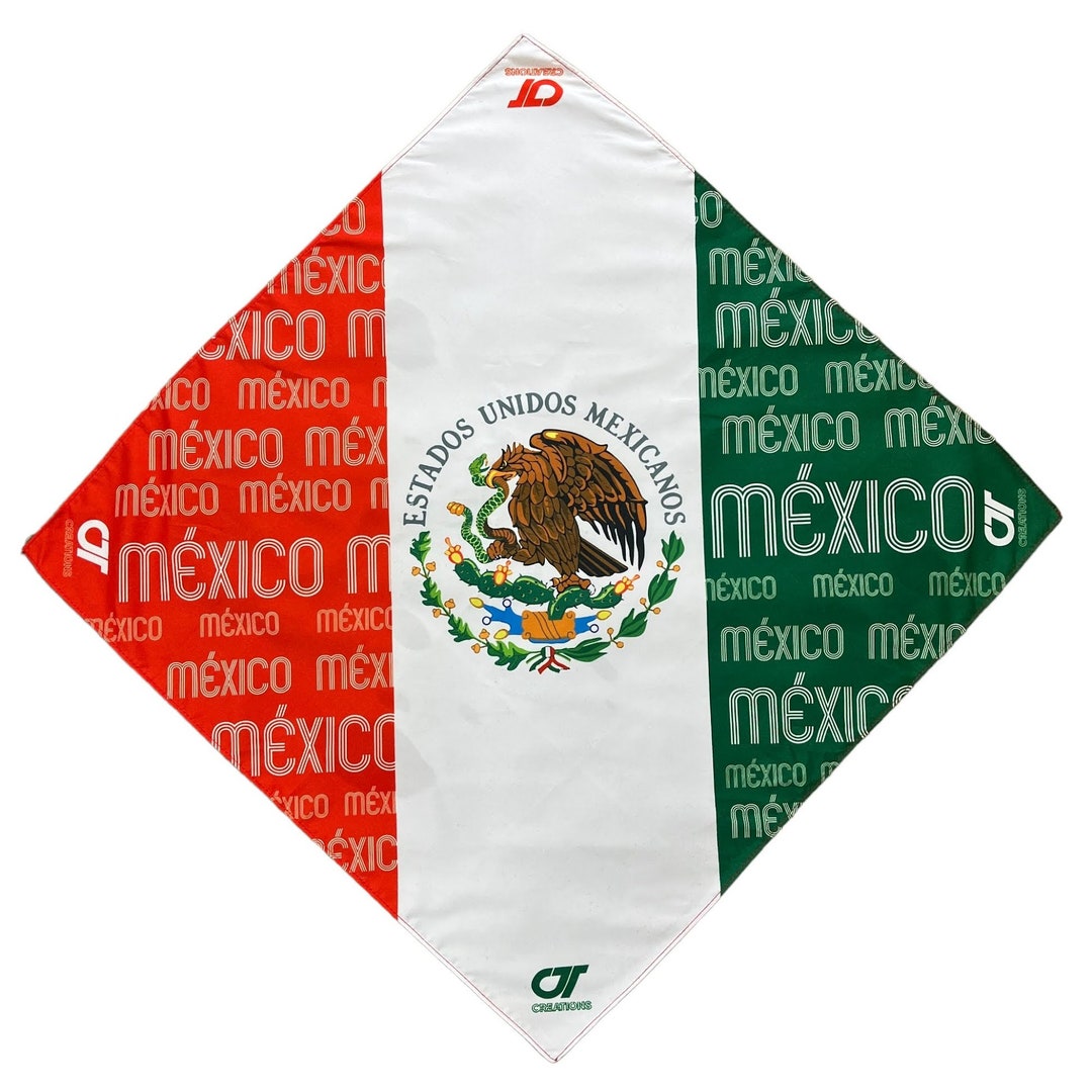 México Flag - Rave Bandana - Etsy