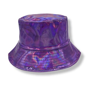 Rainbow Holographic - Bucket Hat - Etsy