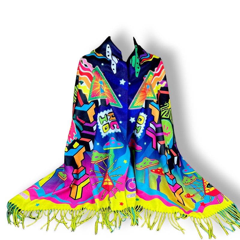 Rave Pashmina - Etsy