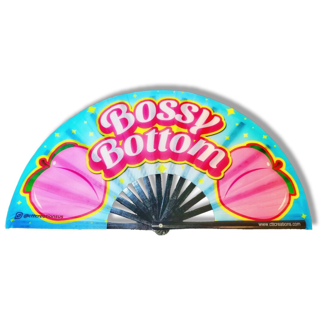 Bossy Bottom - Rave Hand Fan - Etsy