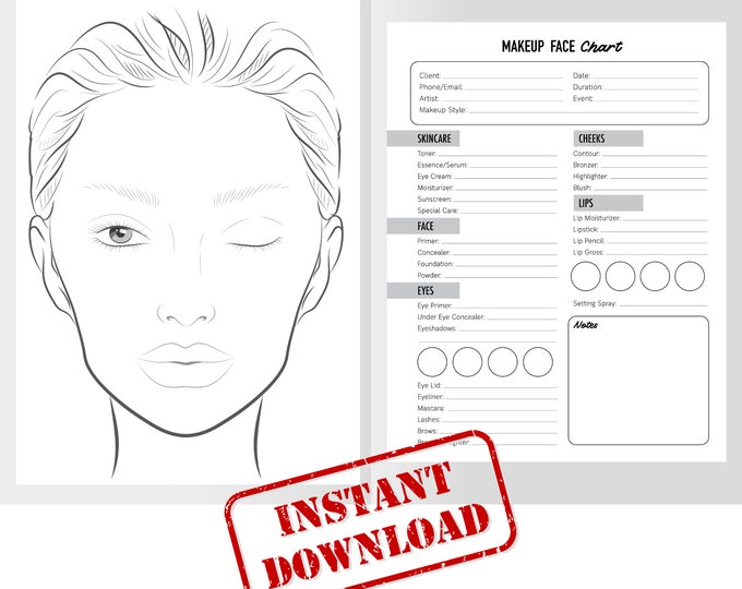 Make a Face Printable - Etsy