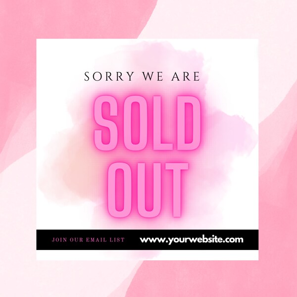 Sold Out Signs - Etsy