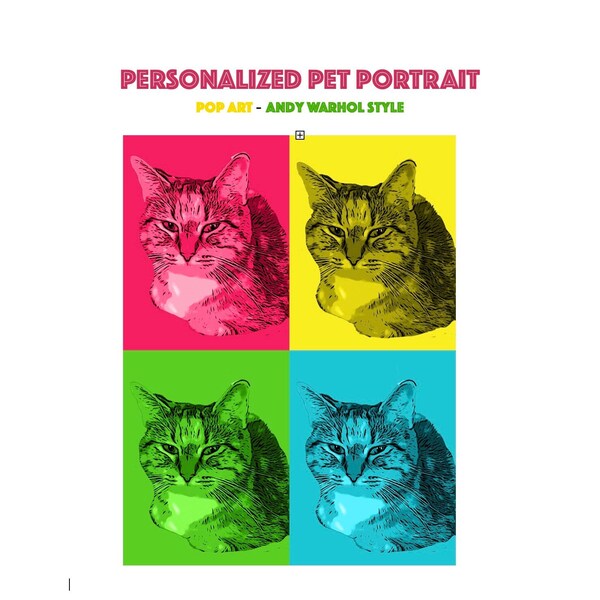 Andy Warhol Dog Art - Etsy