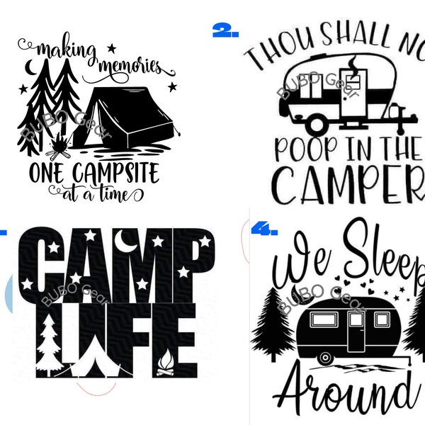 Camper Vinyl Decal - Etsy