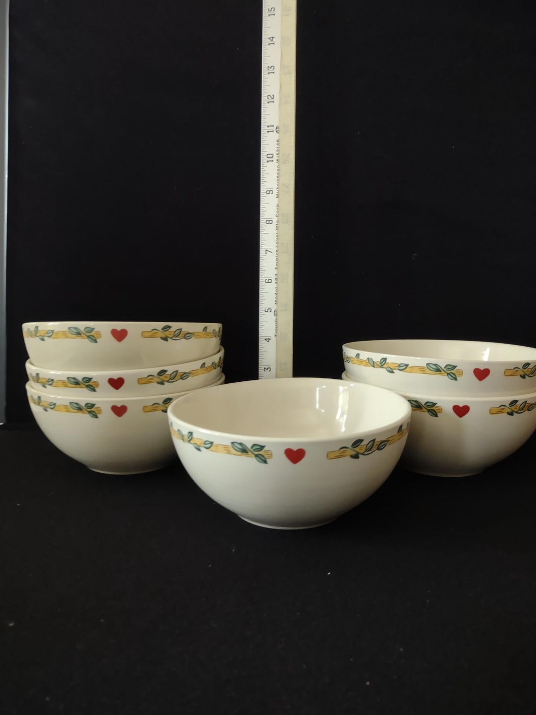 Vintage Thomson Pottery Birdhouse Soup Cereal Bowls X 6 (lot 2925) - Etsy