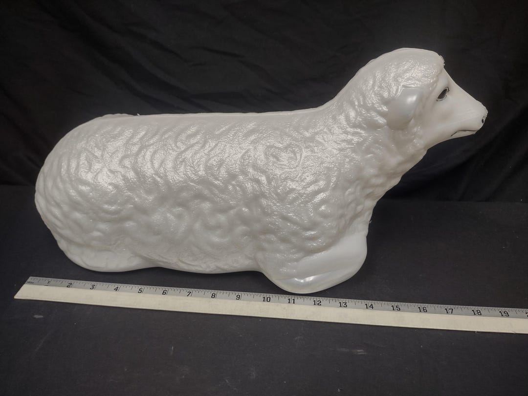 Vintage Blow Mold Christmas Nativity Light up Sheep 19 lot 2270 - Etsy