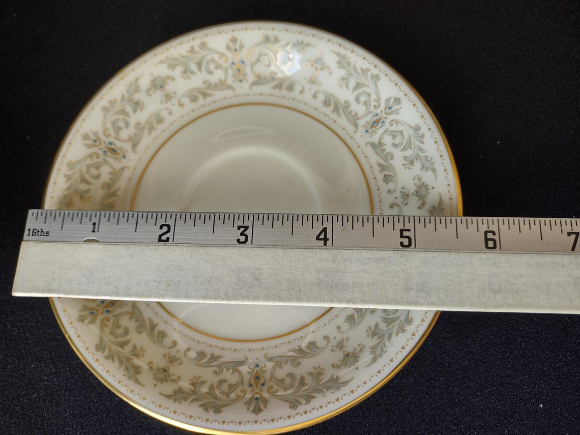 Vintage Lenox Noblesse Gold Trim Tea Cup With Saucer (lot 1805) - Etsy