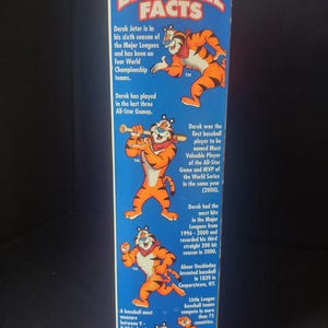 Kellogg's Frosted Flakes Empty Box Derek Jeter lot 2171 - Etsy