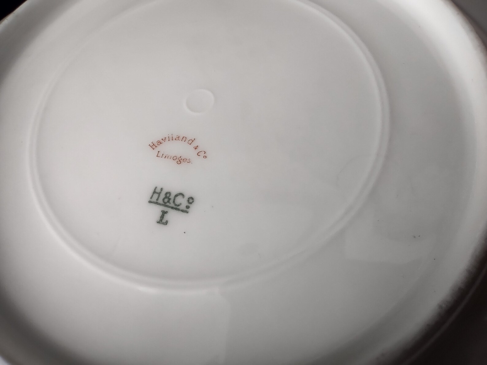 Antique 1889 Haviland Limoges Blue Red Flower Luncheon Plate lot 949 - Etsy