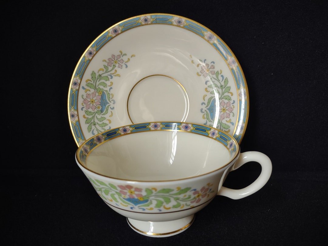 Vintage Lenox Tea Cup With Mystic Saucer Black Stamp (lot 1811) - Etsy