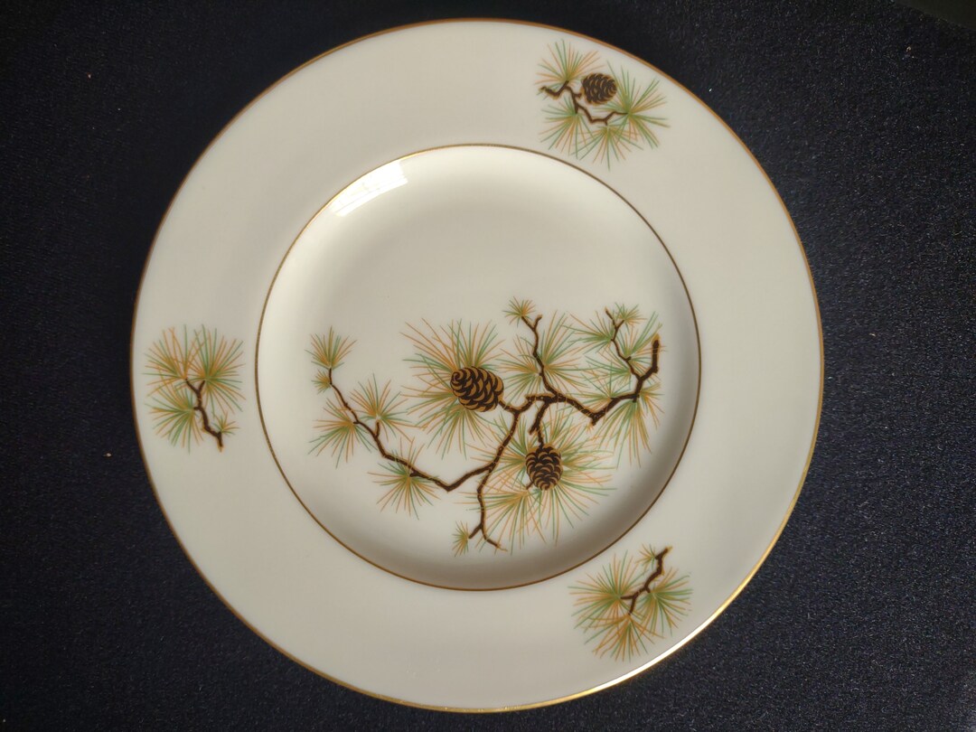 Vintage Lenox Pine W-331 Dessert or Bread Plate 6-1/4" (lot 1866) - Etsy