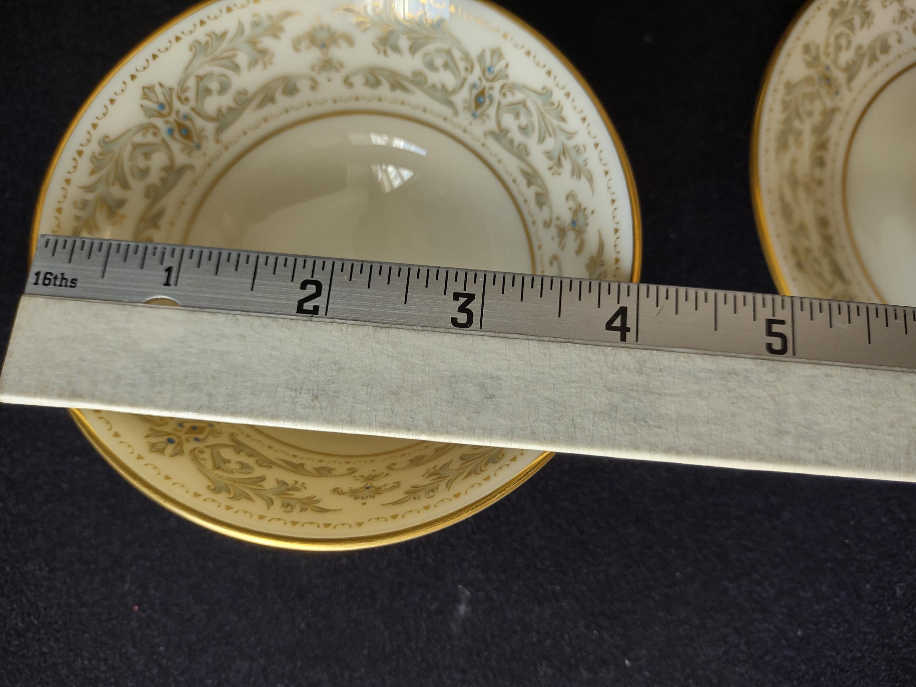 Vintage Lenox Noblesse Gold Trim Tea Cup With Saucer (lot 1805) - Etsy