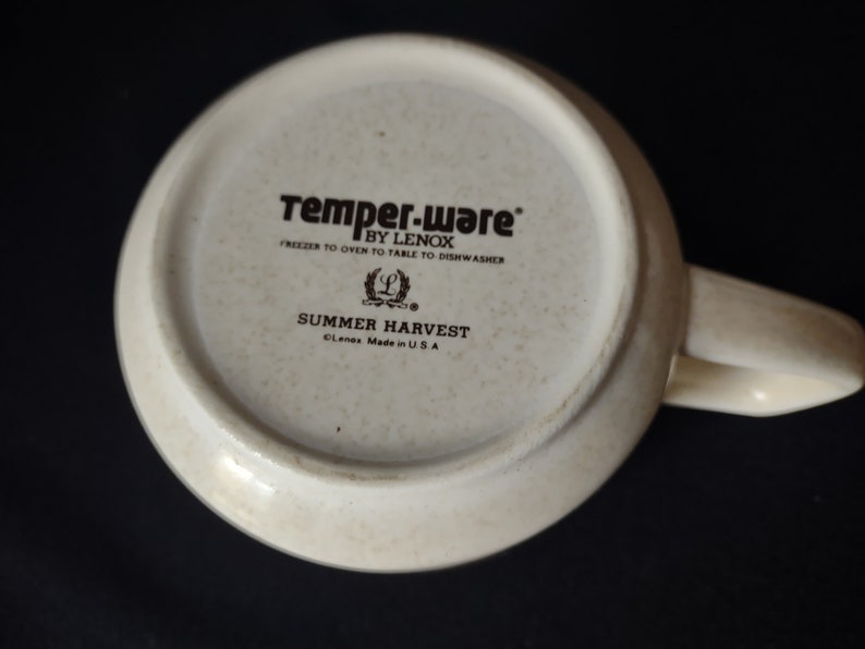 Vintage Lenox Creamer Temper-ware Summer Harvest (lot 1838) - Etsy