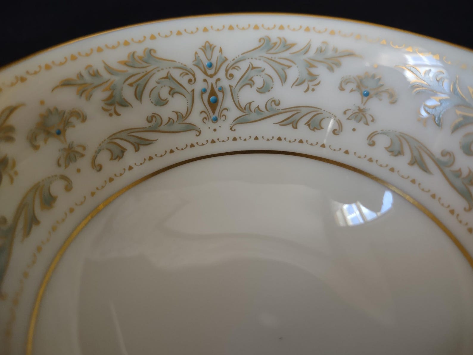 Vintage Lenox Noblesse Gold Trim Tea Cup With Saucer (lot 1805) - Etsy