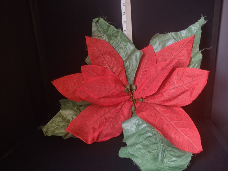 Christmas Lot Poinsettia Garland Candle Wreath X 2 Bouquet lot 1721 - Etsy