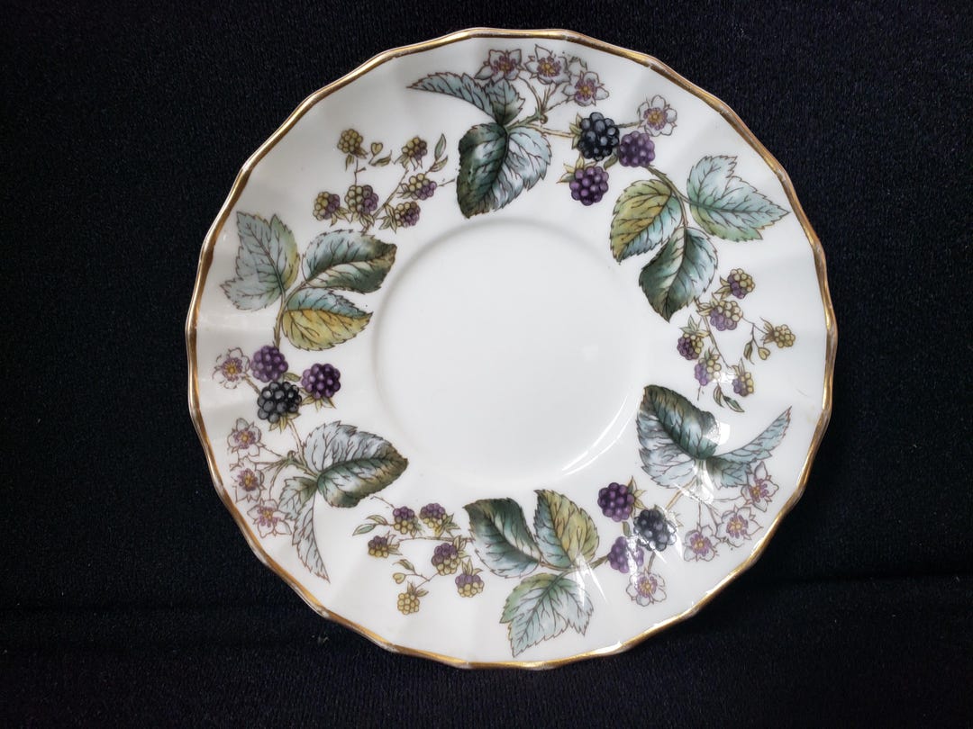 Vintage Royal Worcester Lavinia Saucer Berry Design 4-1/2" (lot 2064 ...