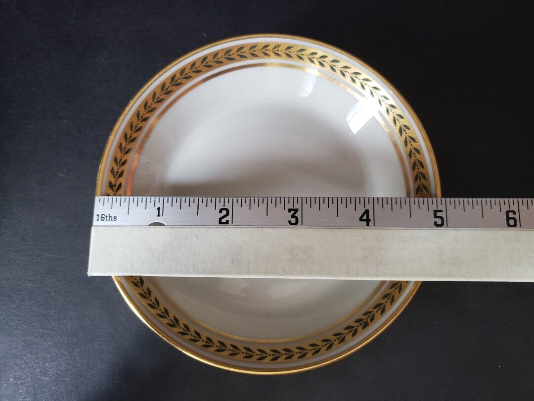 JP Limoges France Gold Trim Green Laurel 2 X Small Bowl 5" (lot 598) - Etsy