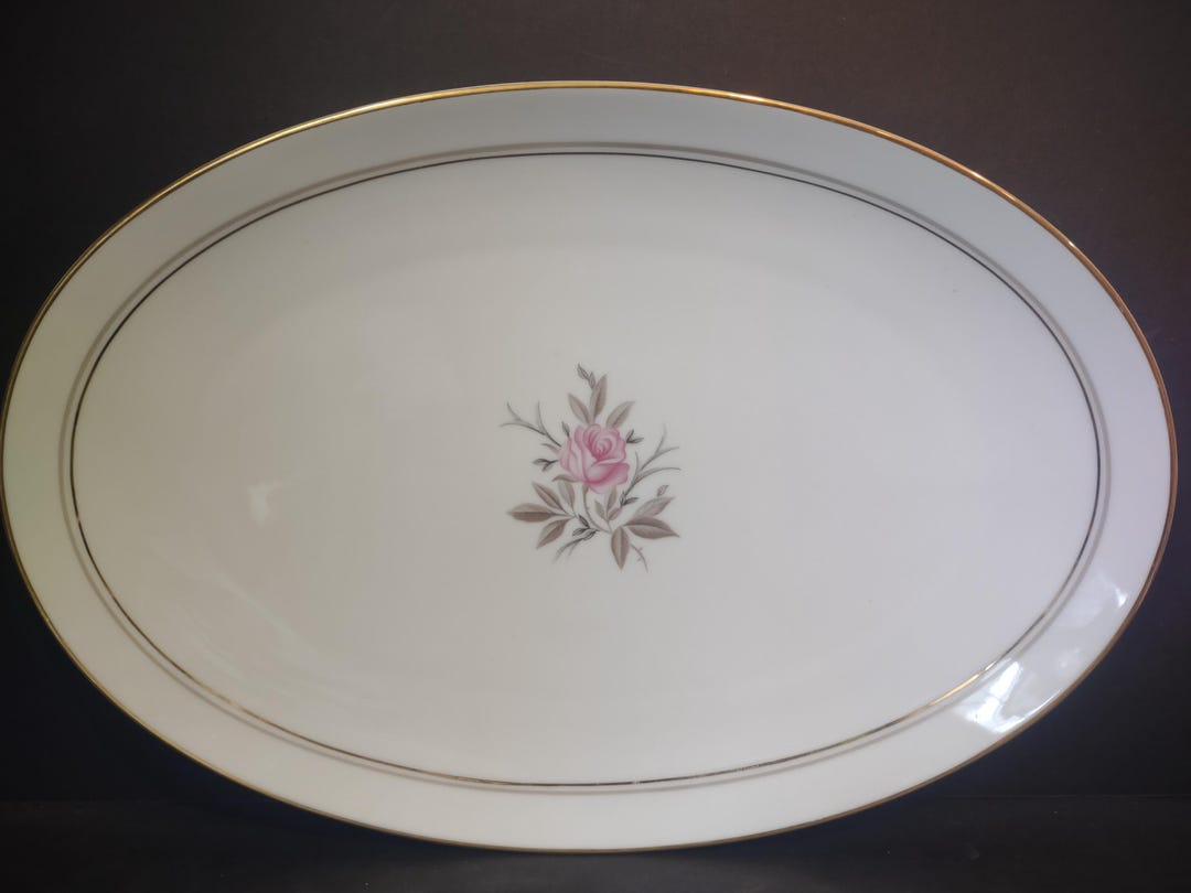 Vintage Noritake Japan Serving Platter Rose Daryl 14" (lot 2615) - Etsy