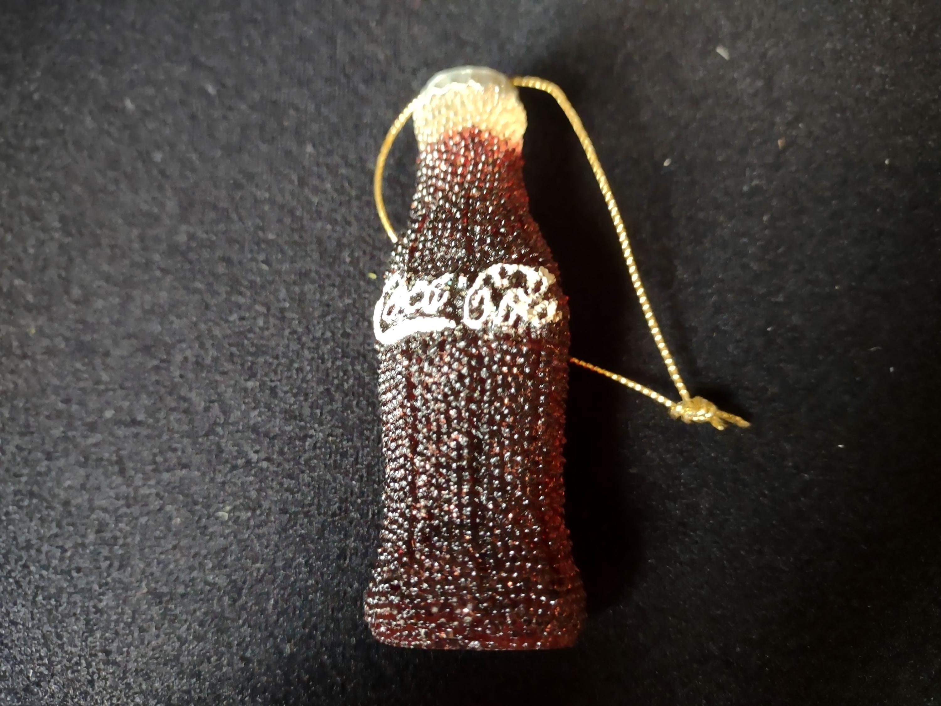 Set of 2 Vintage Coca-cola Christmas Tree Ornaments Can Bottle (lot ...