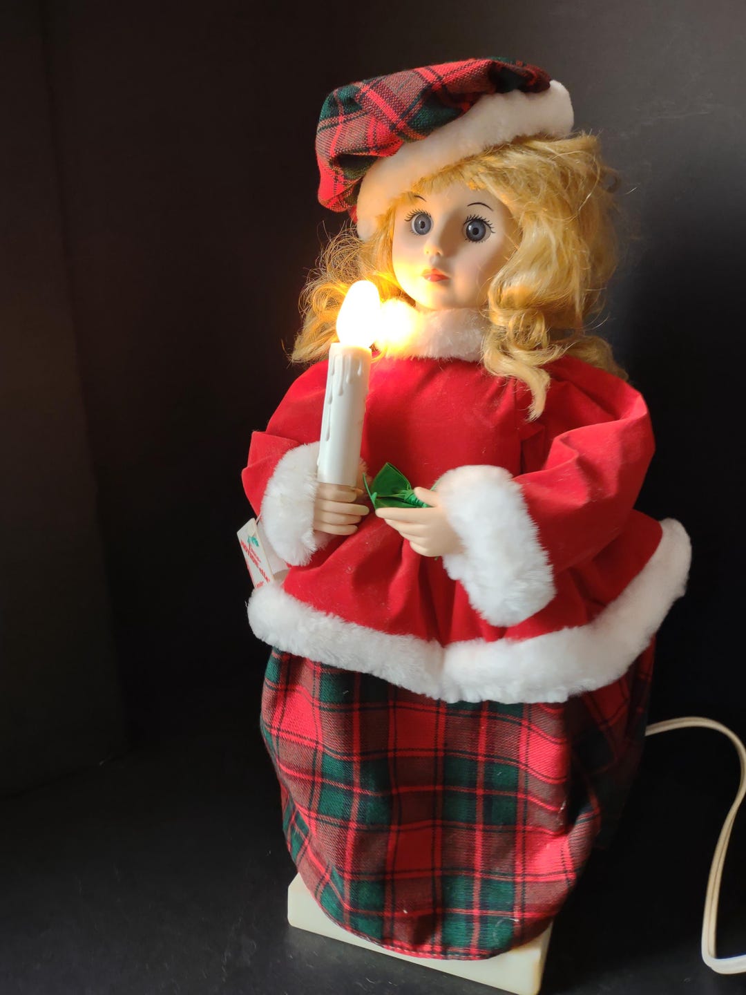 Vintage Original Christmas Motionette Figure Illuminated Animated (lot ...