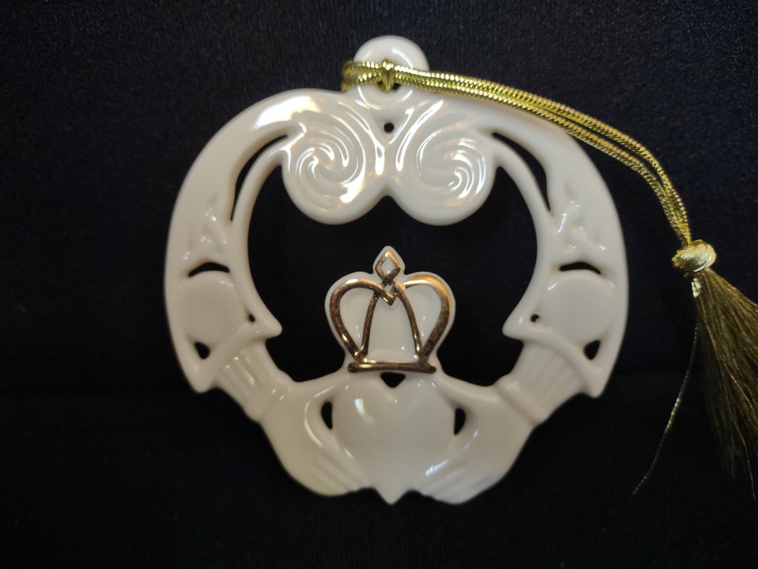 Lenox Christmas Tree Irish Ornament lot 1658 - Etsy