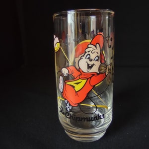 1985 Alvin and the Chipmunks alvin Vintage Drinking Glass lot1536 - Etsy