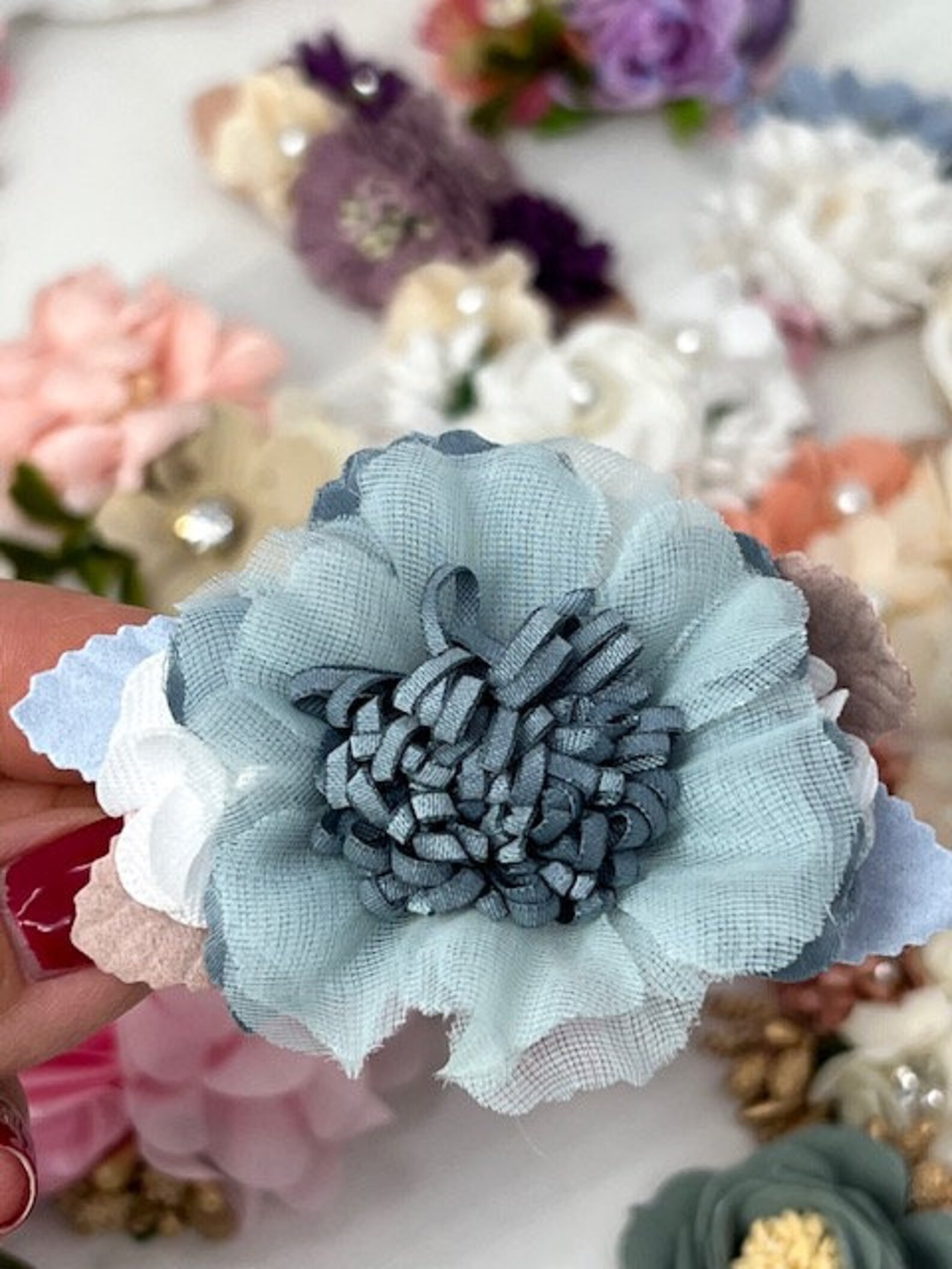 Flower Hair Clip Toddler Flower Clip Girls and Women Hair - Etsy