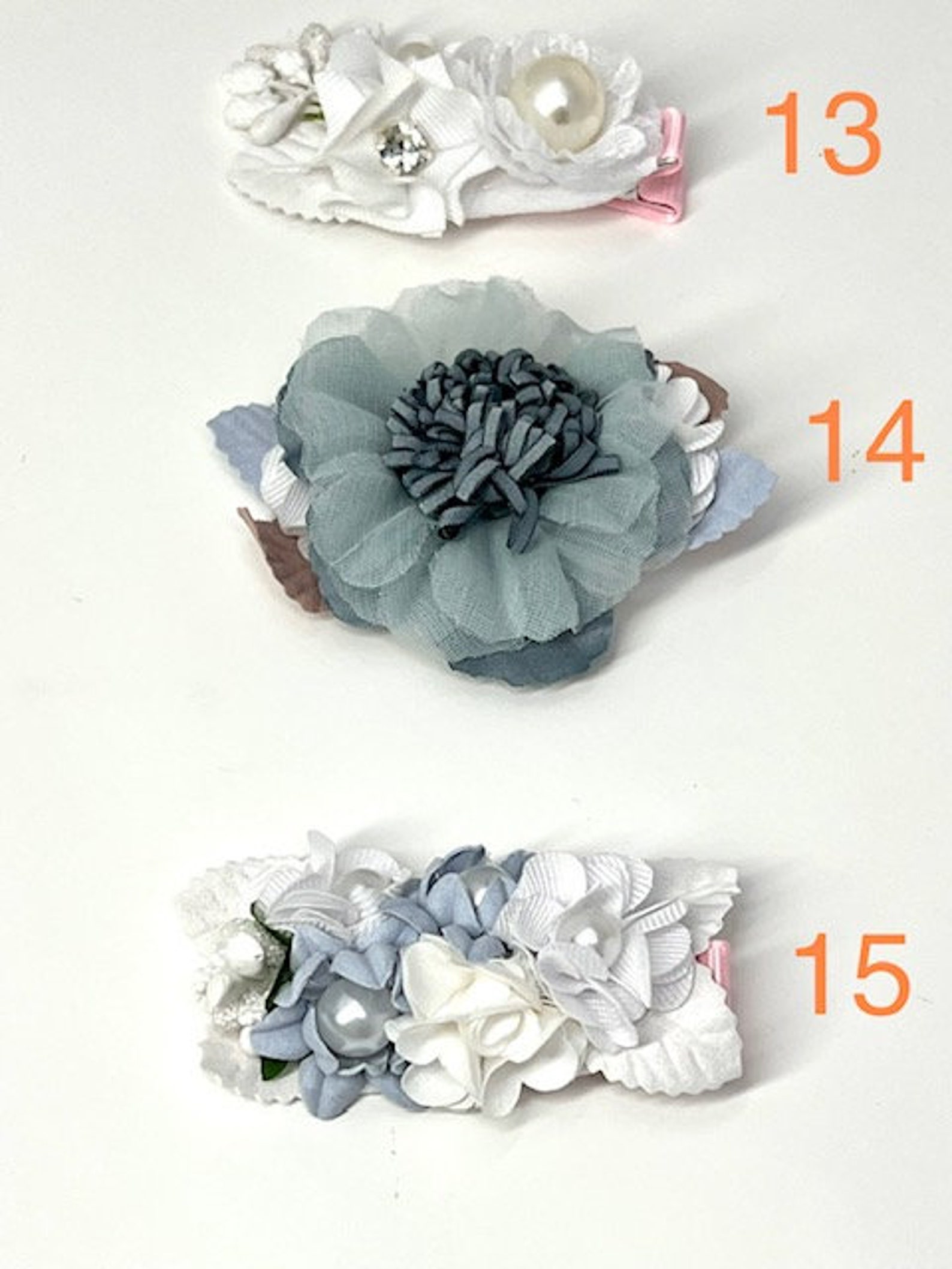 Flower Hair Clip Toddler Flower Clip Girls and Women Hair - Etsy