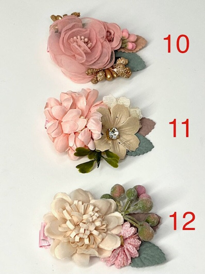 Flower Hair Clip Toddler Flower Clip Girls and Women Hair - Etsy