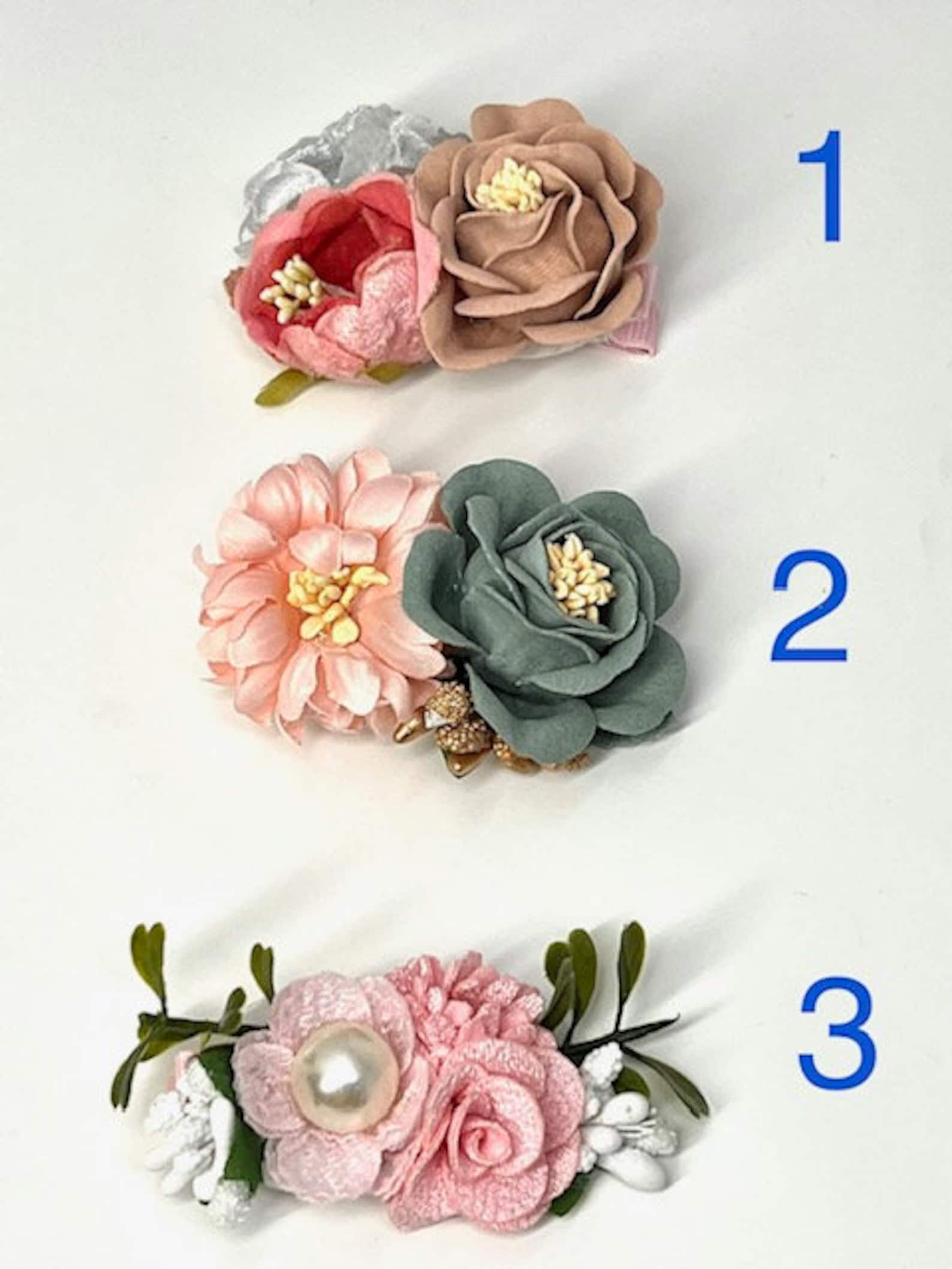 Flower Hair Clip Toddler Flower Clip Girls and Women Hair - Etsy